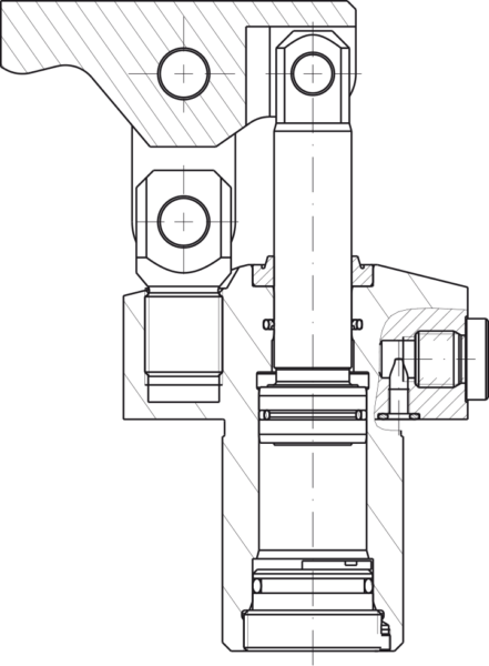 Link clamp cylinder guide - hydraulic clamping cylinders - Quiri