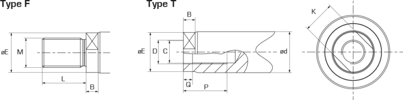 Hydraulic block cylinders - BDE DG Type : Hydraulic block cylinders BDE ...