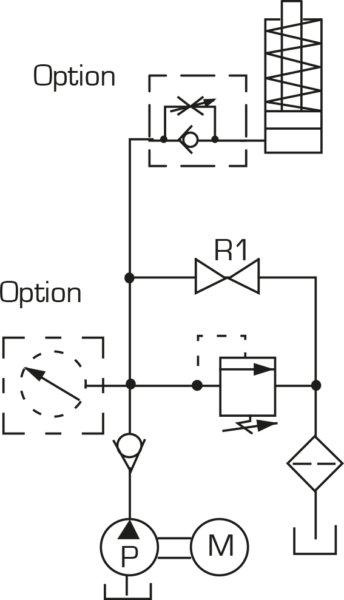 Hydraulic schematic diagram: hydraulic system & cylinder diagram - Quiri