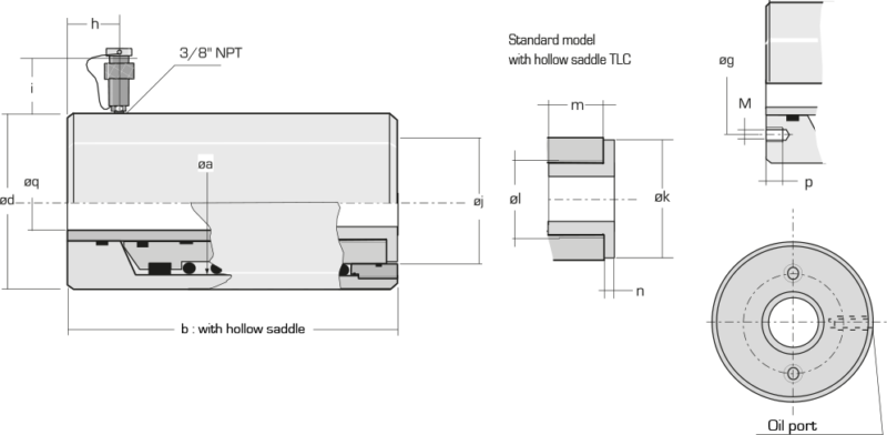 Hollow piston single acting cylinders, spring return - 700 bar - CSE ...