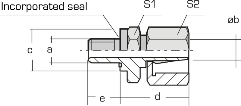 Orientating male fitting SMO : Valves & fitting - Quiri