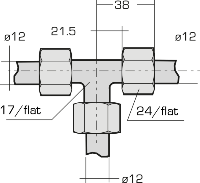 Equal Tee TE : Valves & fitting - Quiri