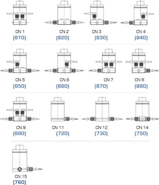 CONNECTIONS FOR ISO GAS SPRINGS : accessories ISO GAS SPRINGS - Quiri
